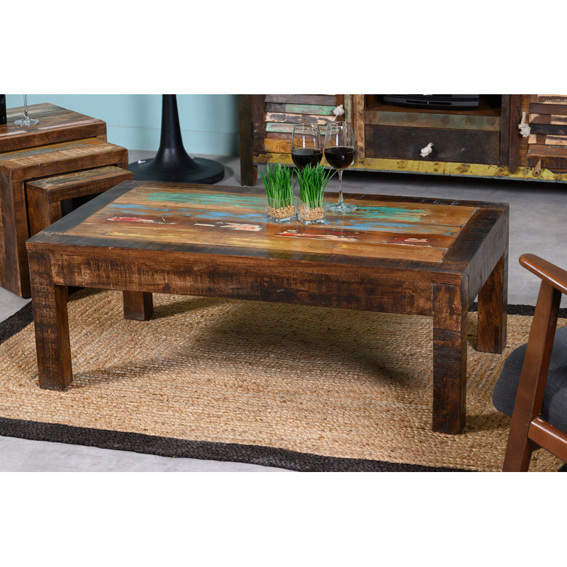 Union Rustic Torrance Wooden Coffee Table & Reviews | Wayfair