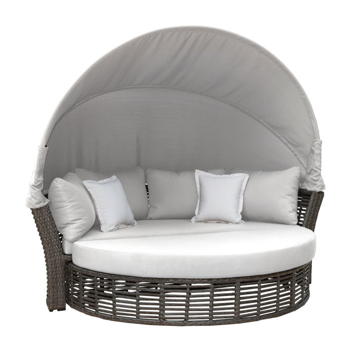 Panama Jack Westerman 73'' Wicker Outdoor Patio Daybed & Reviews | Wayfair