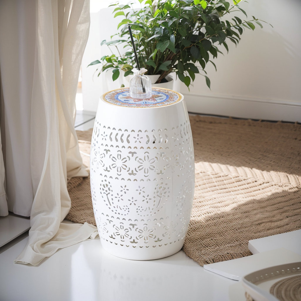 Dakota Fields RUBY 12" SIDE TABLE - WHITE - Wayfair Canada