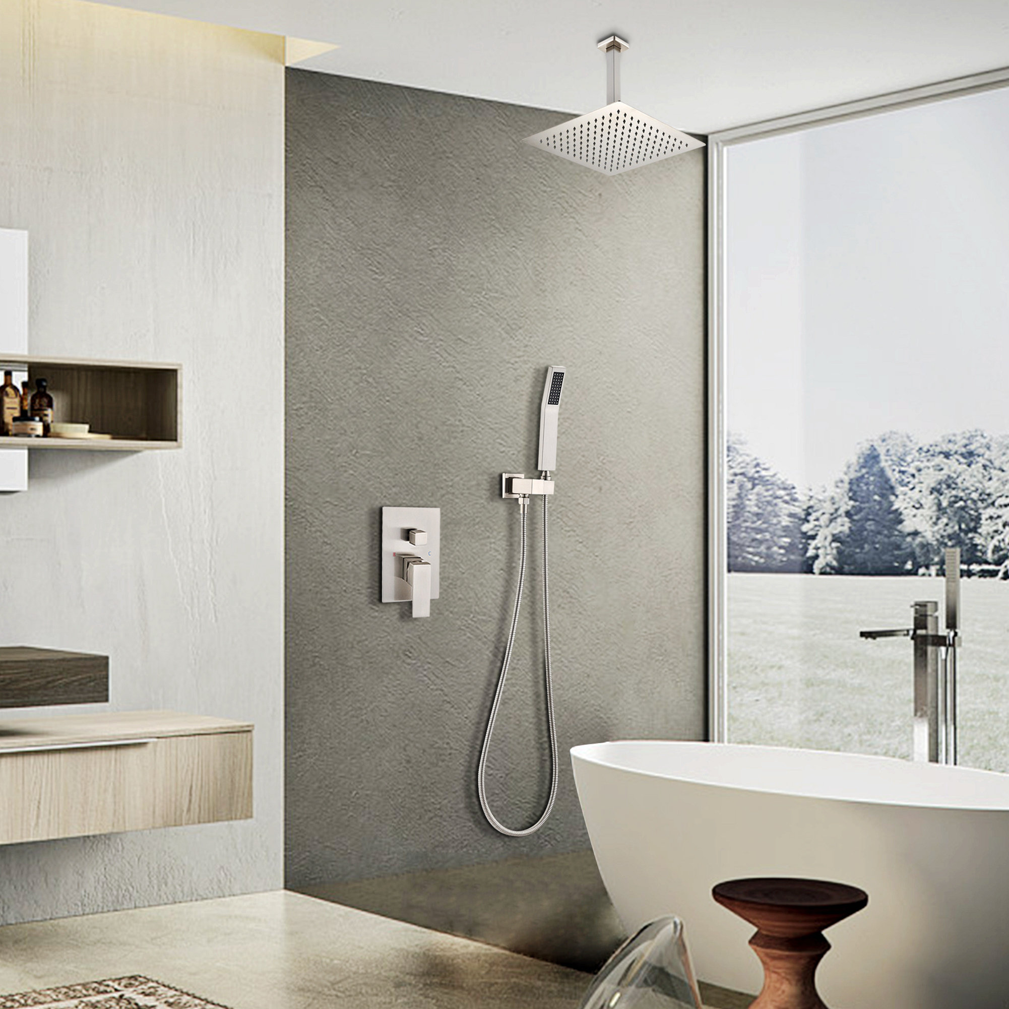 ACME Furniture Thermostatic Complete Shower System | Wayfair