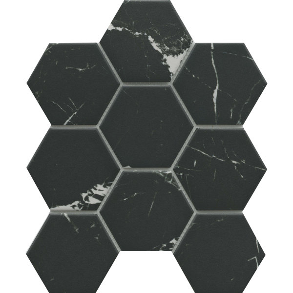 Emser Tile Elegan NeroMatte Porcelain Floor And Wall Tile | Wayfair