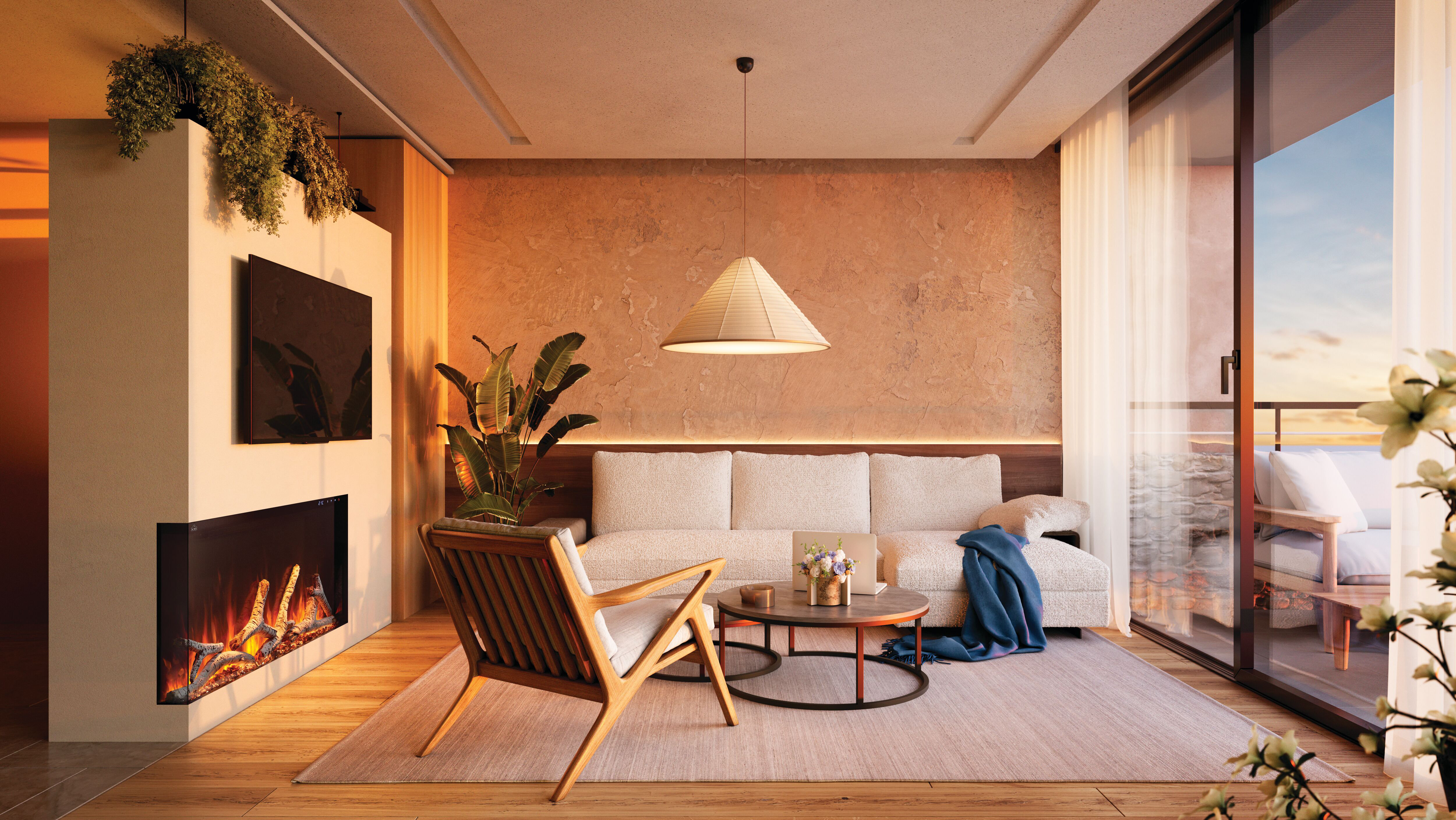 Napoleon Astound FlexMount Electric Fireplace - Three Sizes, Flexible ...