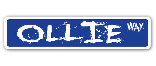SignMission Ollie Street Sign Heavy Duty Plastic 4" X 18" | Wayfair