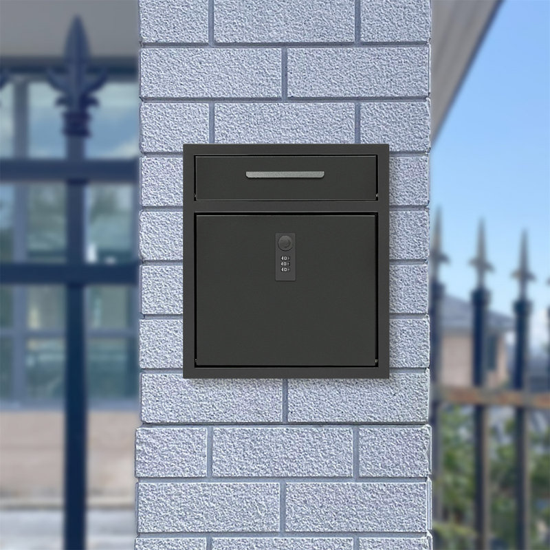 YINXIER Wall-Mounted Mailbox With Combination Lock | Wayfair