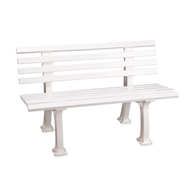 Plow & Hearth 2-Seater Weatherproof PVC Garden Bench & Reviews | Wayfair