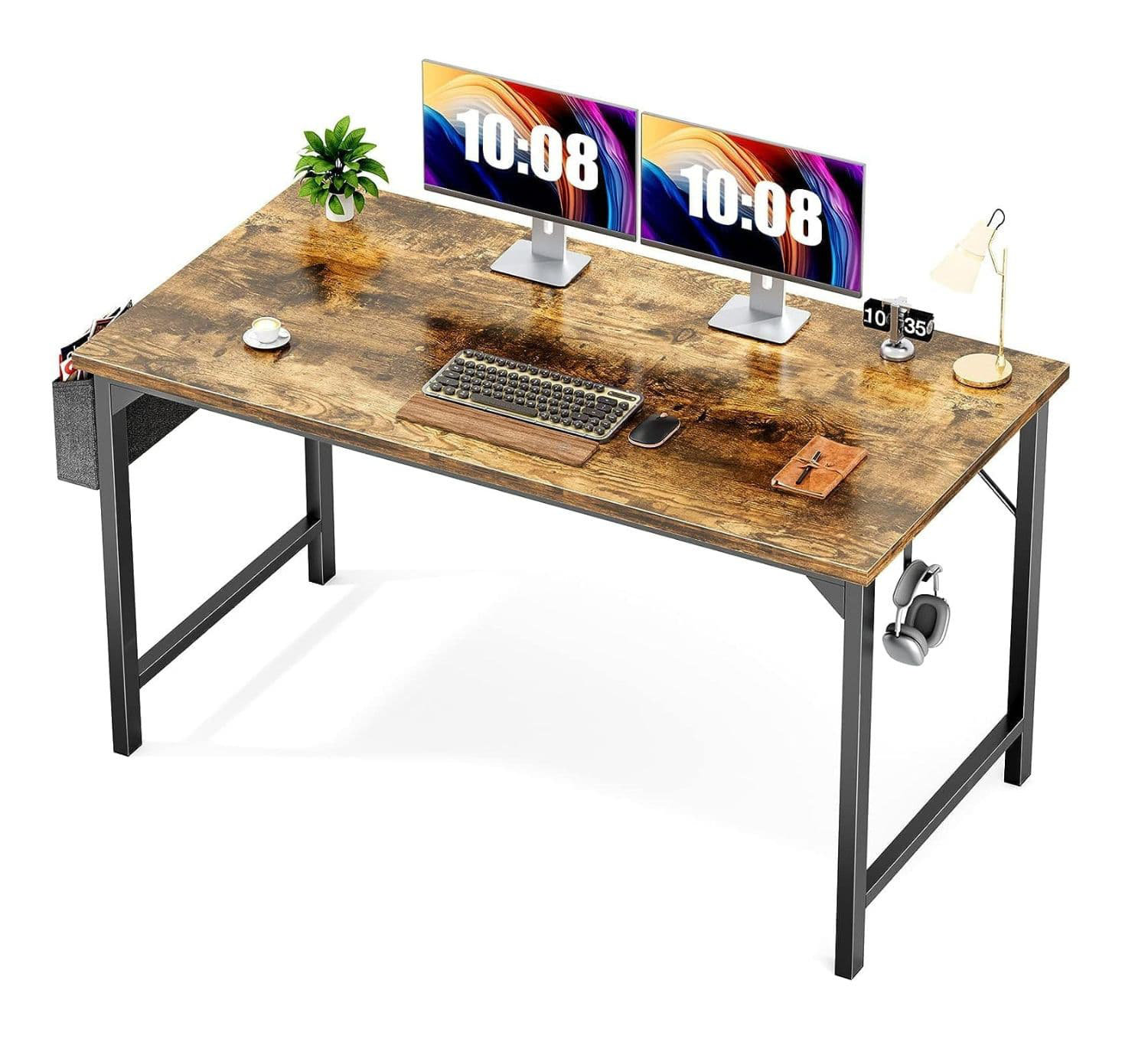 17 Stories Rectangle Height Adjustable 48'' L Computer Table | Wayfair