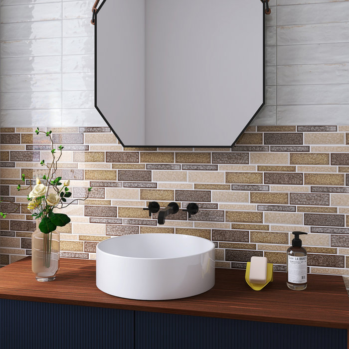 Supreme Tile Roman Art Ceramic Linear Mosaic Wall Tile & Reviews | Wayfair