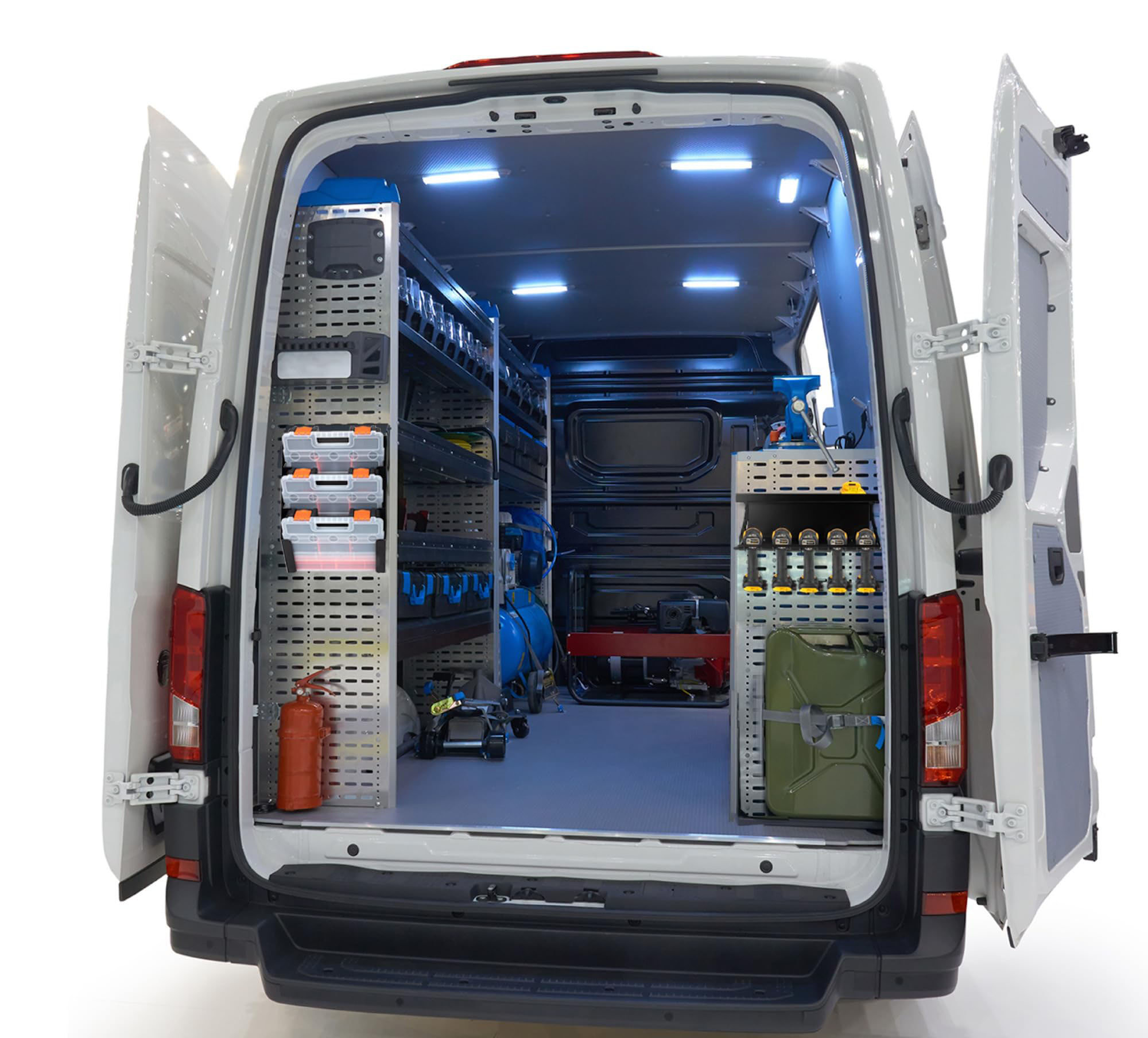 Glorbu Wall Mounted Tool Organizer with 5 Drill Storage Slots - Wayfair ...