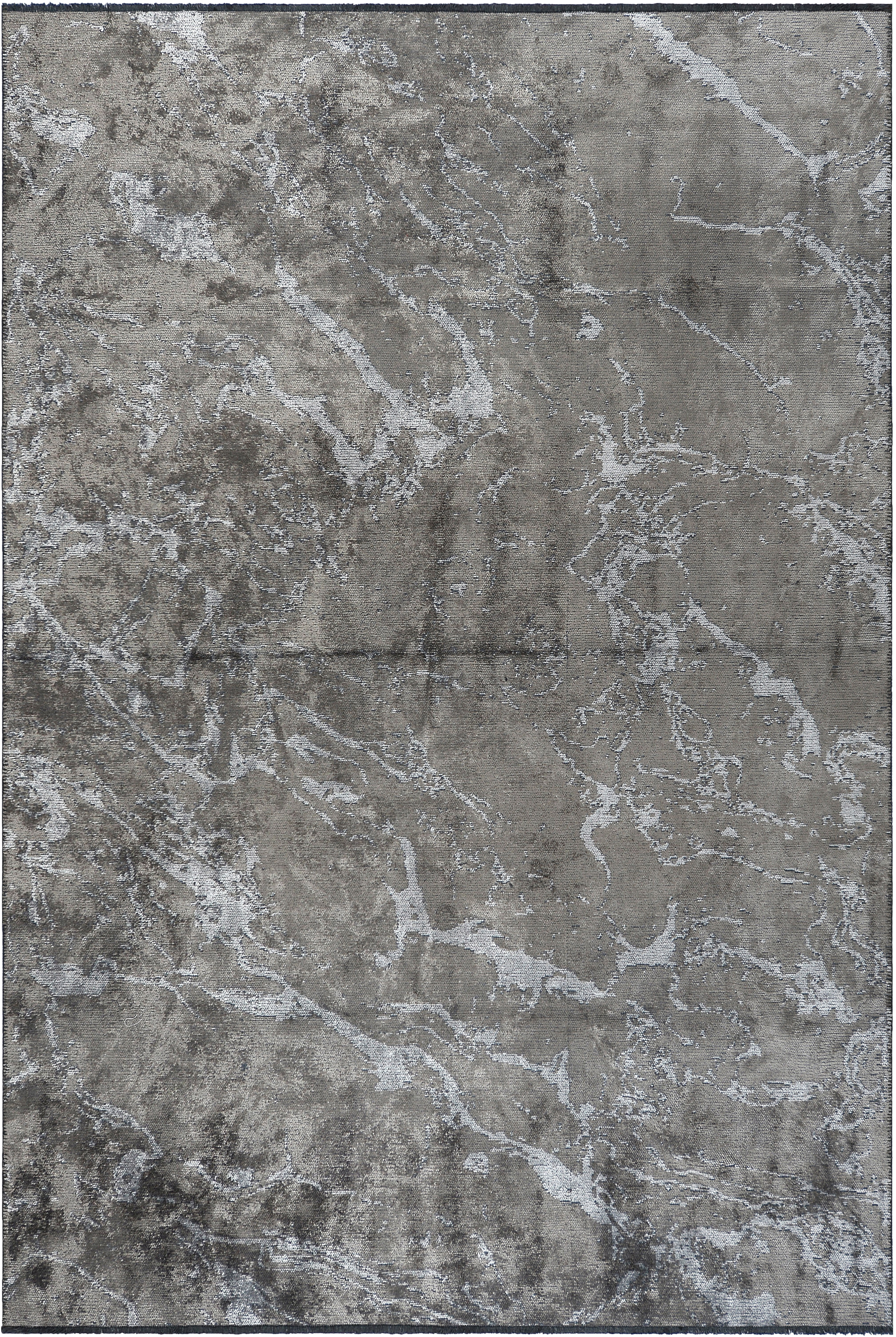 Woven Concepts Rapture Abstract Cotton Gray Area Rug | Perigold