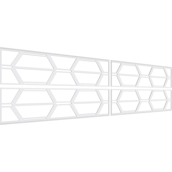 PCI Enterprises 24.25'' H x 94.5'' W x 0.38'' D Expanded Cellular PVC ...