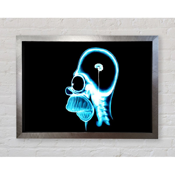 Bright Star The Simpsons Homer Small Brain - Single Picture Frame Art ...