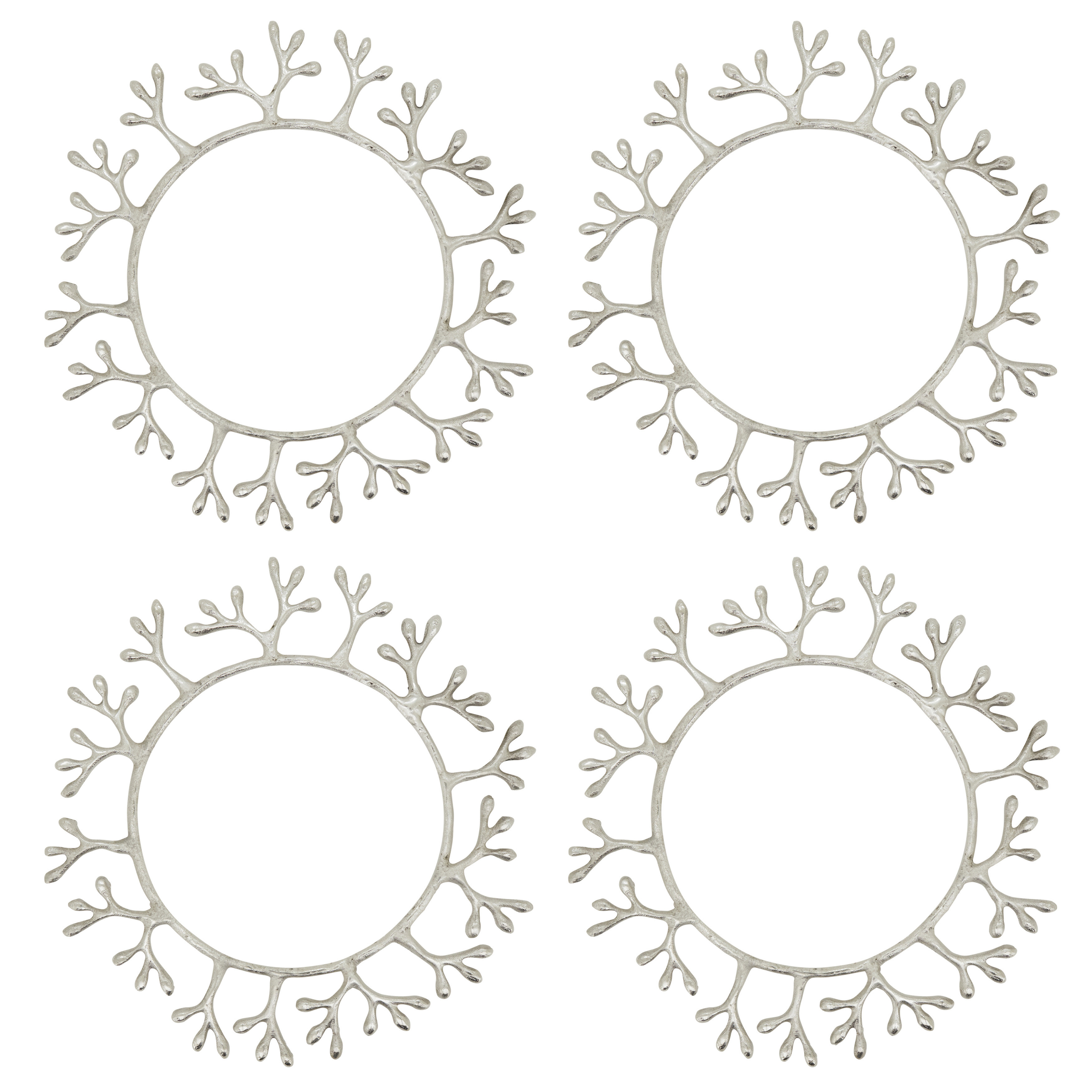 Hokku Designs Berries Frame Charger (Set of 4) | Wayfair