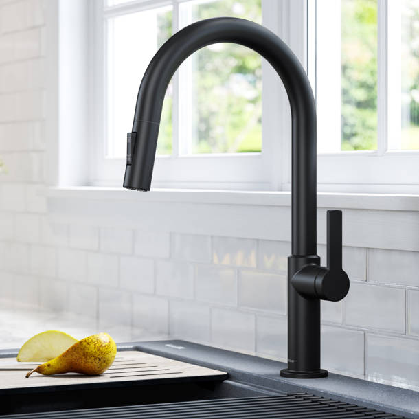 Kraus Nolen™ Pull Down Single Handle Kitchen Faucet & Reviews - Wayfair ...