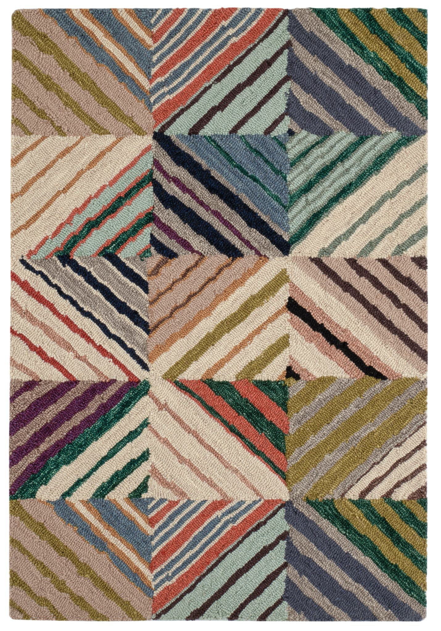 Dash and Albert Rugs Potter Multi Hand Micro Hooked Wool Rug | Birch Lane