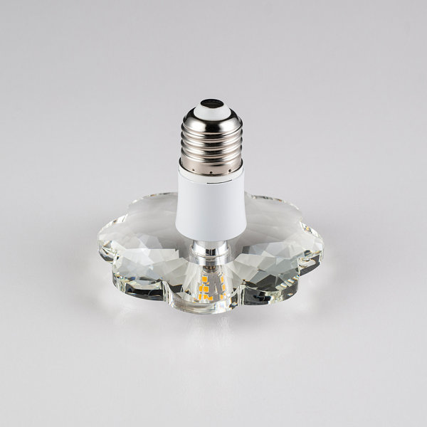 E Flower-shaped LED Light Bules, 3000K Warm White, E26/27 Medium Base ...