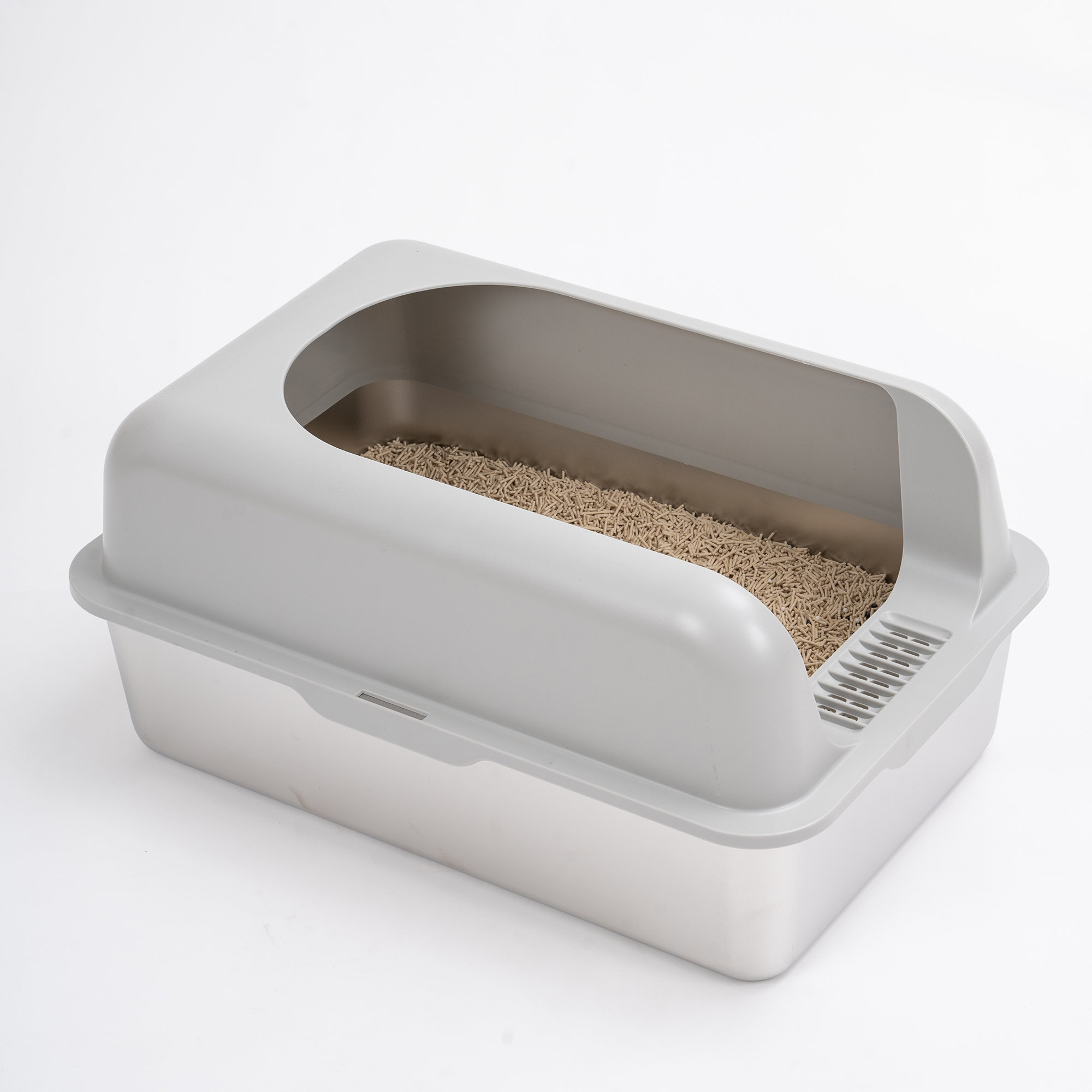 Archie & Oscar™ Open-Top Cat Litter Box With Shield With Scoop With ...