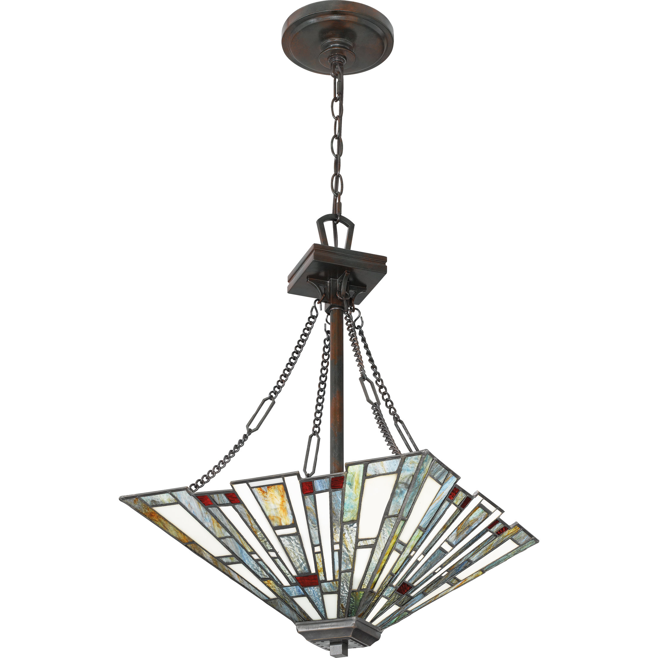 Union Rustic Kynnedi 3-Light Geometric Chandelier & Reviews | Wayfair
