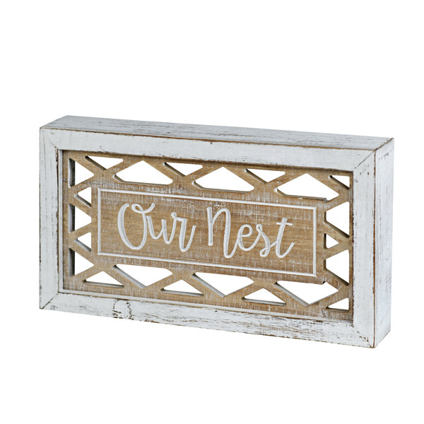 August Grove® Vrisha Words And Text Wall Decor | Wayfair