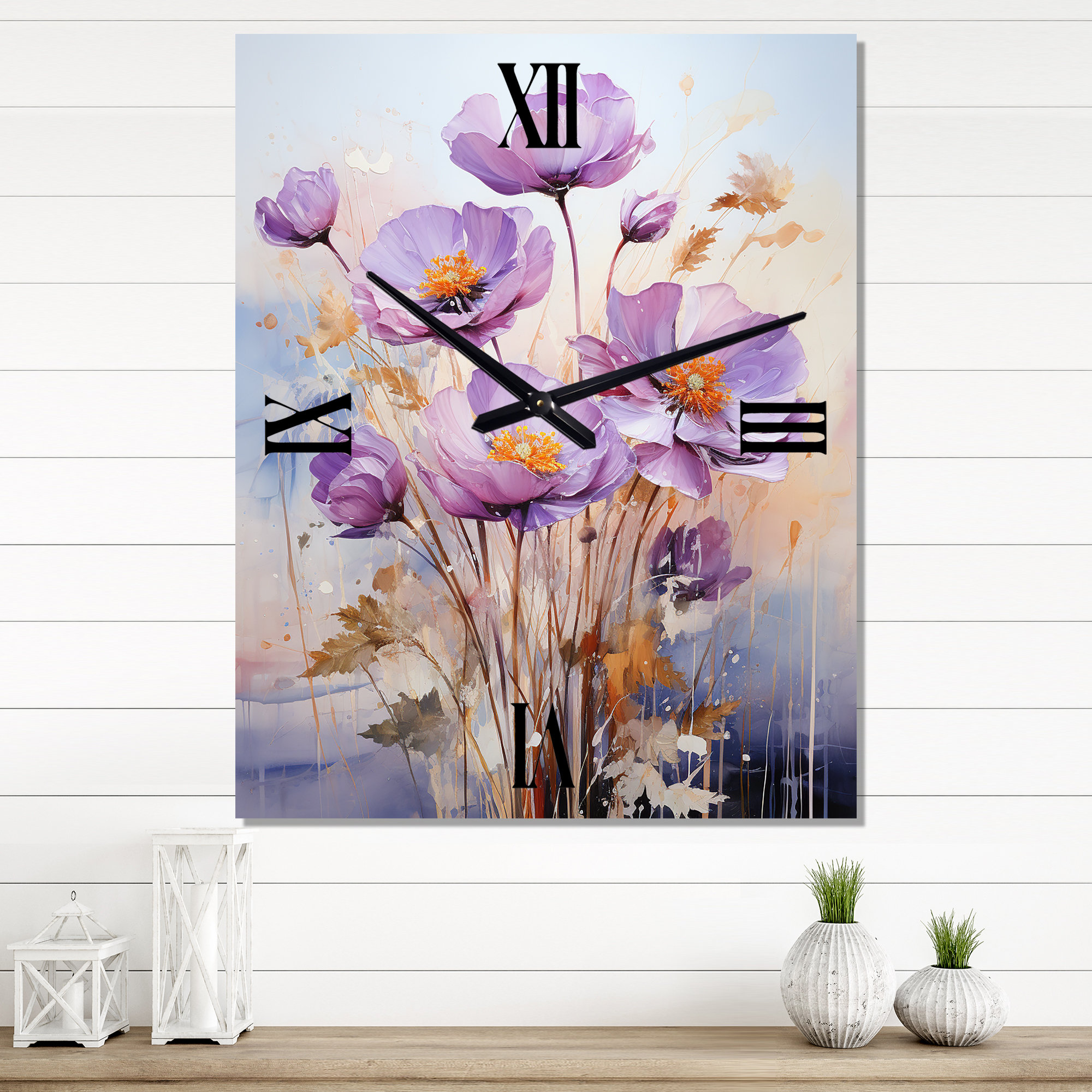 Latitude Run® Purple Buttercups Mystical Moments I - Buttercups Wall ...