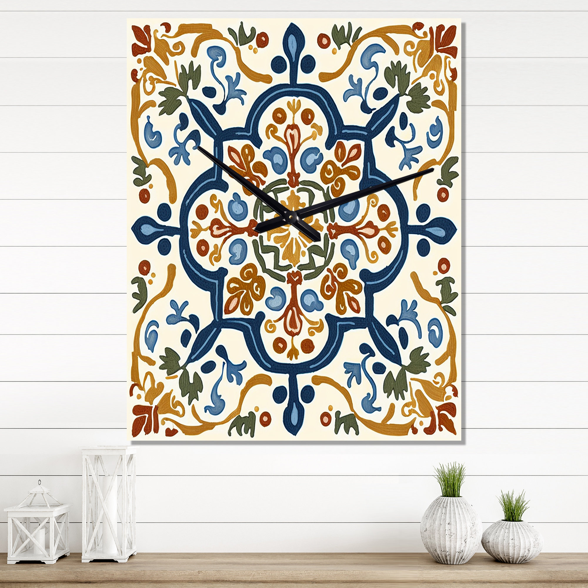 East Urban Home Mediterranean Tiles In Retro IV - Abstract Tile Wall ...