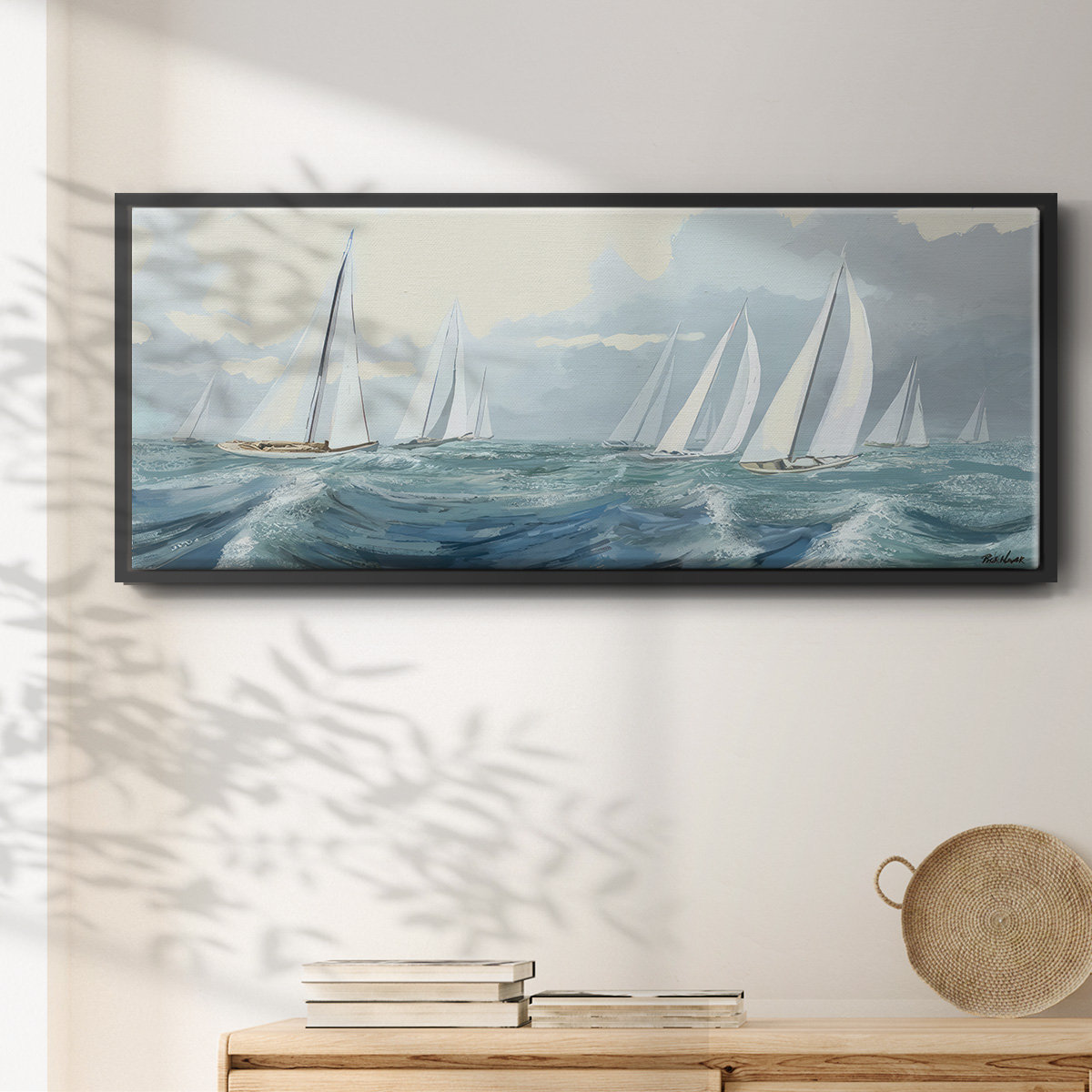 Wexford Home Sail Ho- Framed Canvas | Wayfair