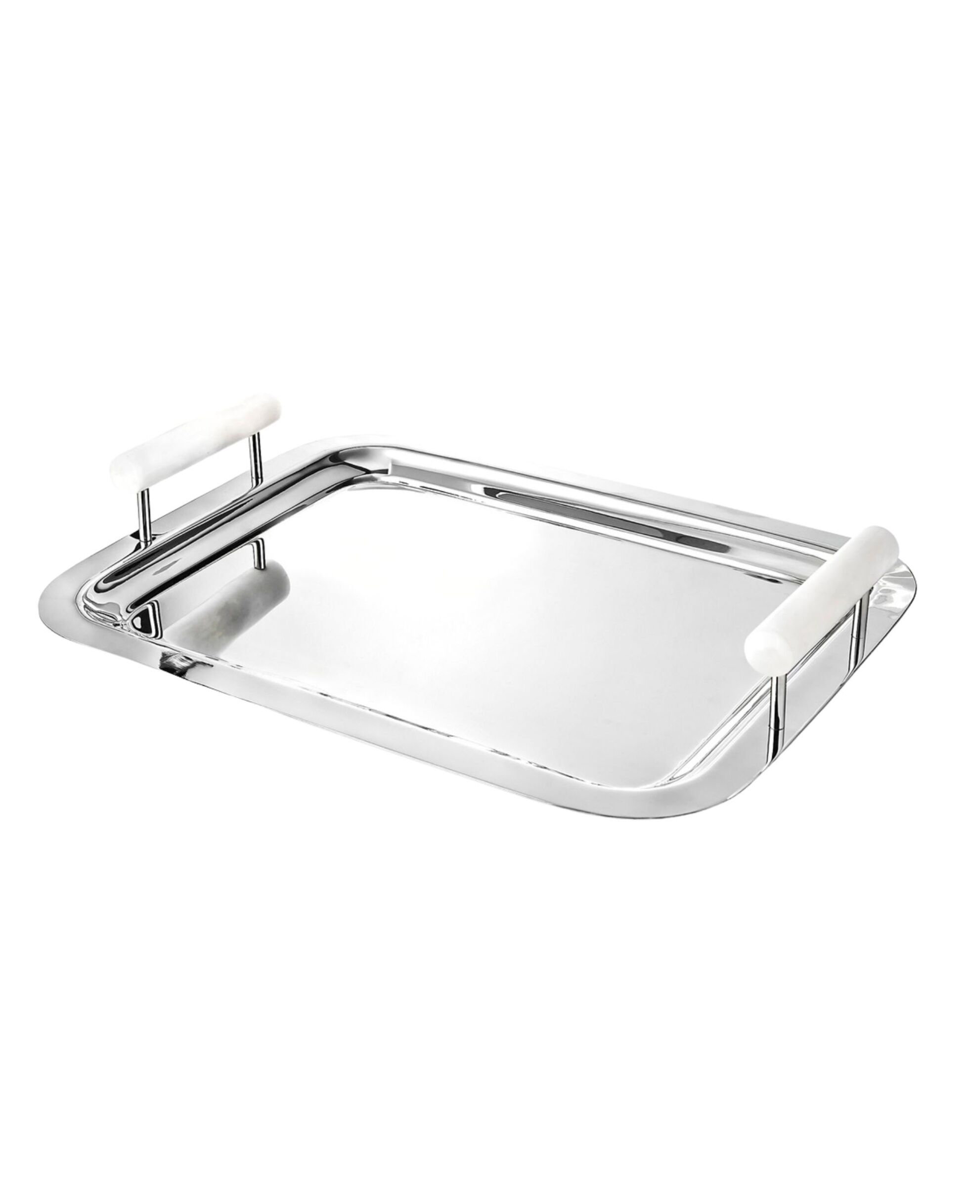 Godinger Silver Art Co Azure Resin & Stainless Steel Tray | Wayfair