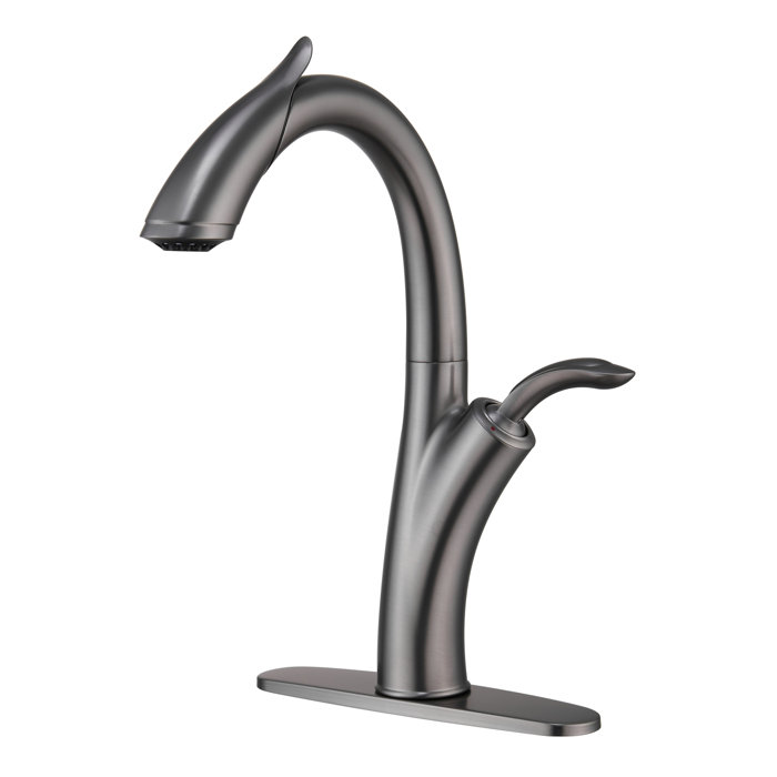 Mondawe Pull Down Kitchen Faucet | Wayfair