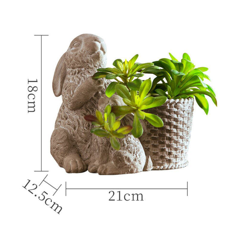 August Grove® Blanchie Cement Statue Planter & Reviews | Wayfair
