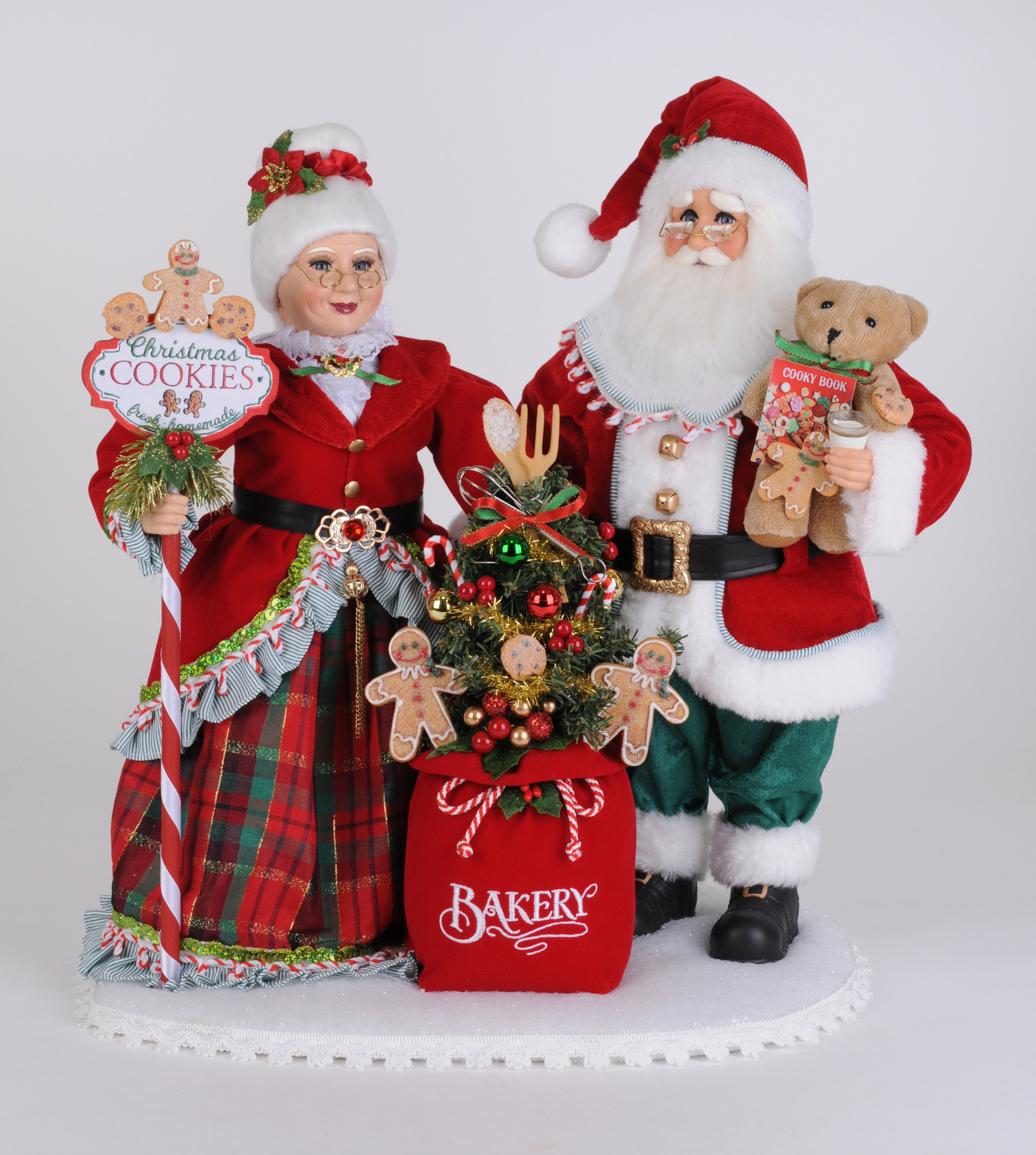 Karen Didion Originals Christmas Collection Santa Figurines ...