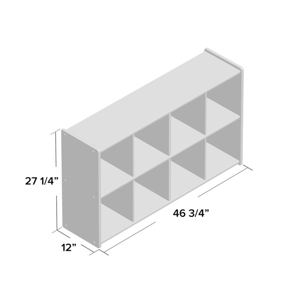 Wood Designs Contender Eight-Cubby Knapsack Storage RTA & Reviews | Wayfair