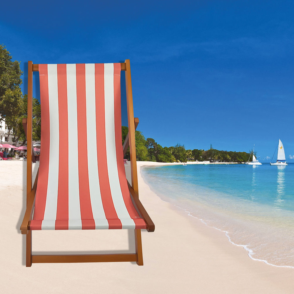 Rosecliff Heights Outdoor Beach Folding Lounger, Nap Lounger Foldable ...