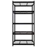 Rebrilliant 5-Tier Adjustable Black Metal Shelving Unit ,Heavy Duty ...