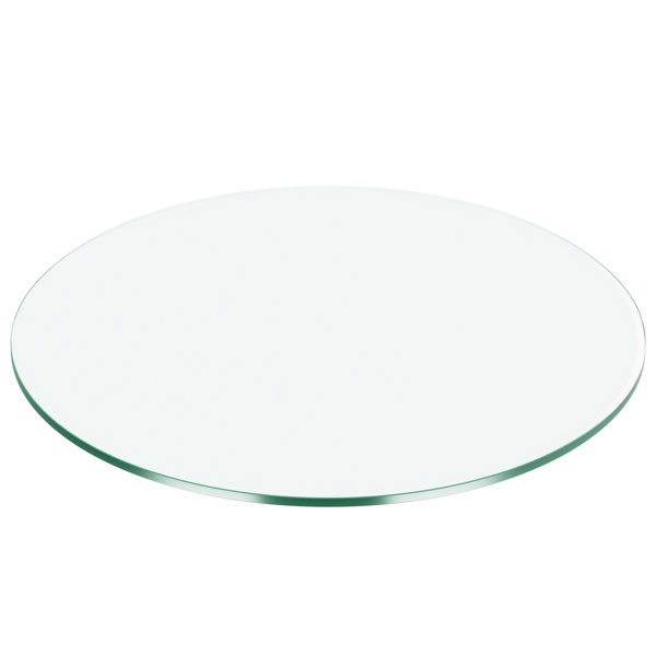 RELEYU Glass Round Eased Edge Table Top - Wayfair Canada