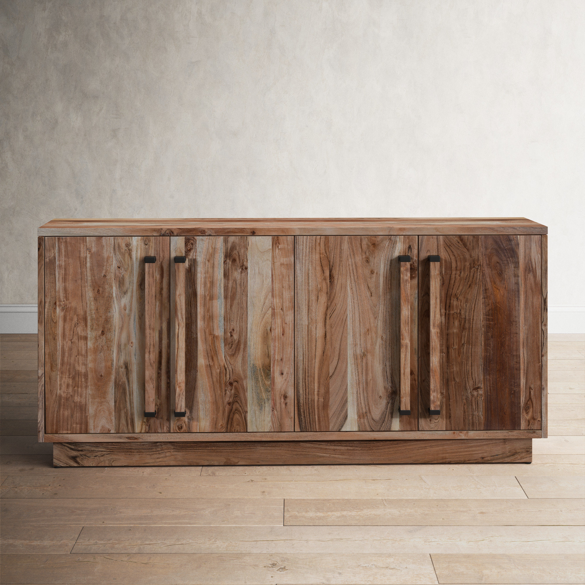 Birch Lane™ Gunnison 72" Wide Acacia Solid Wood Credenza | Wayfair