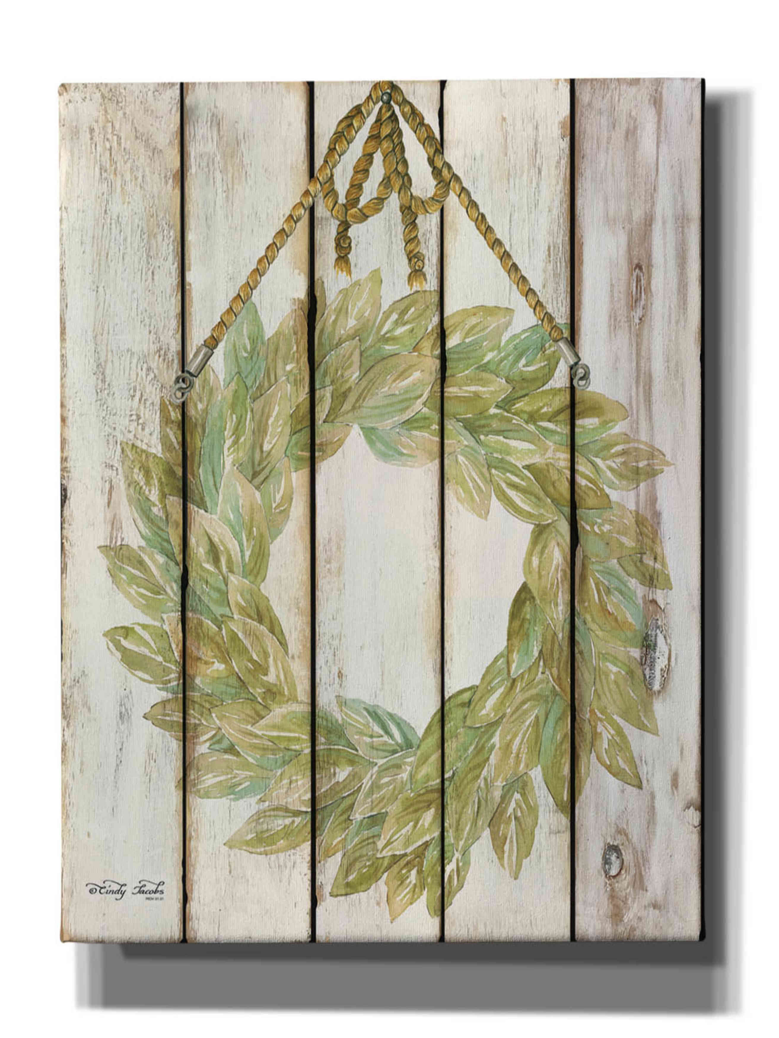 Gracie Oaks Armstead Rope Hanging Wreath by Cindy Jacobs | Wayfair