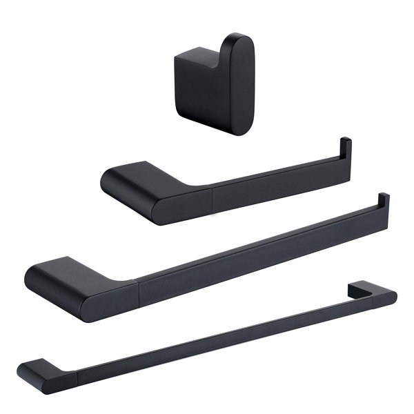 EVERSTEIN 4 - Piece Bathroom Hardware Set | Wayfair