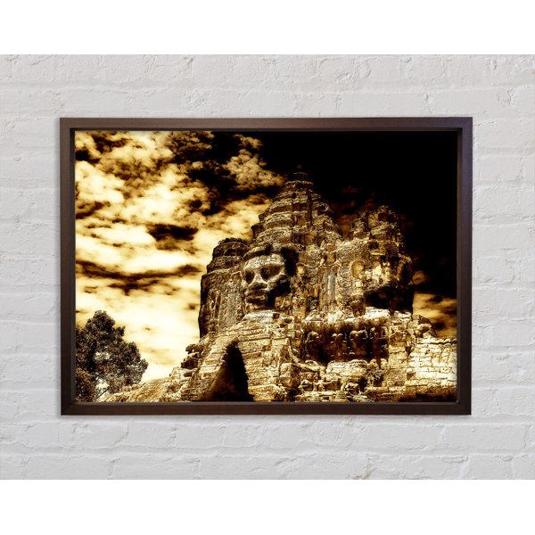 Bright Star The Buddha King Of Angkor Wat Cambodia - Single Picture ...