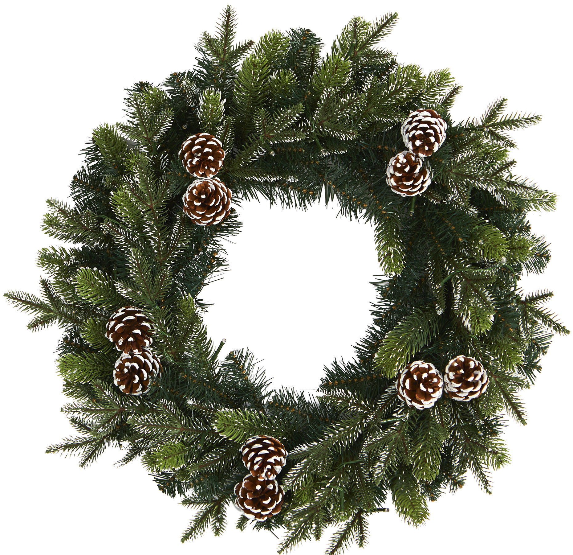 The Holiday Aisle® 24'' PVC Wreath | Wayfair
