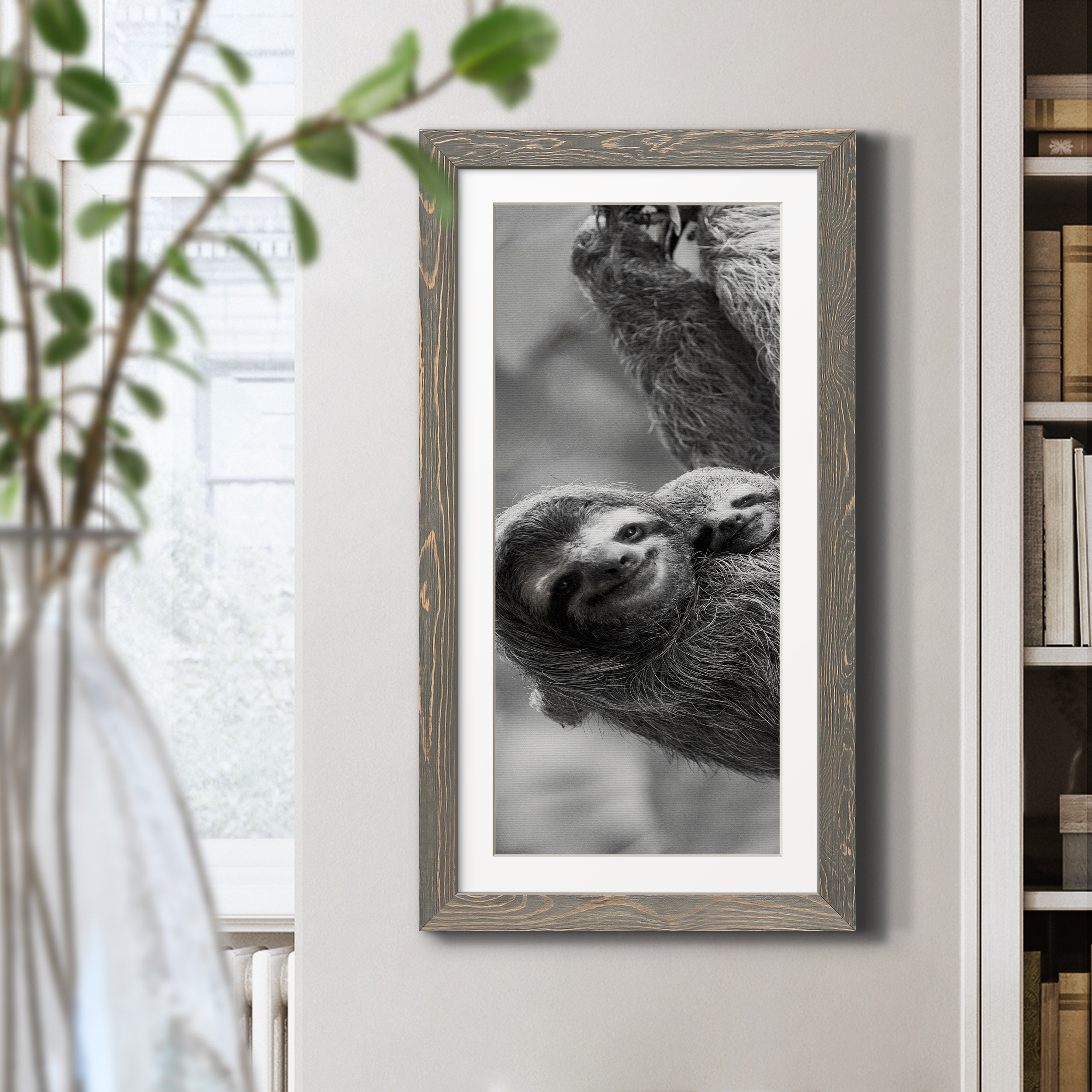 Latitude Run® Sloth Swing - Picture Frame Photograph on Canvas ...