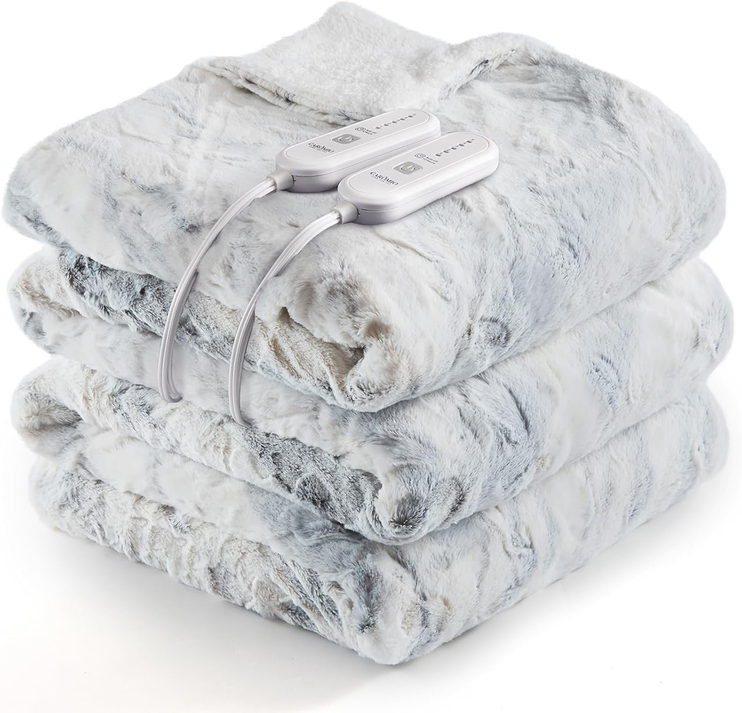 gaomon Electric Blanket King Size With Dual Control, Fast Heating ...