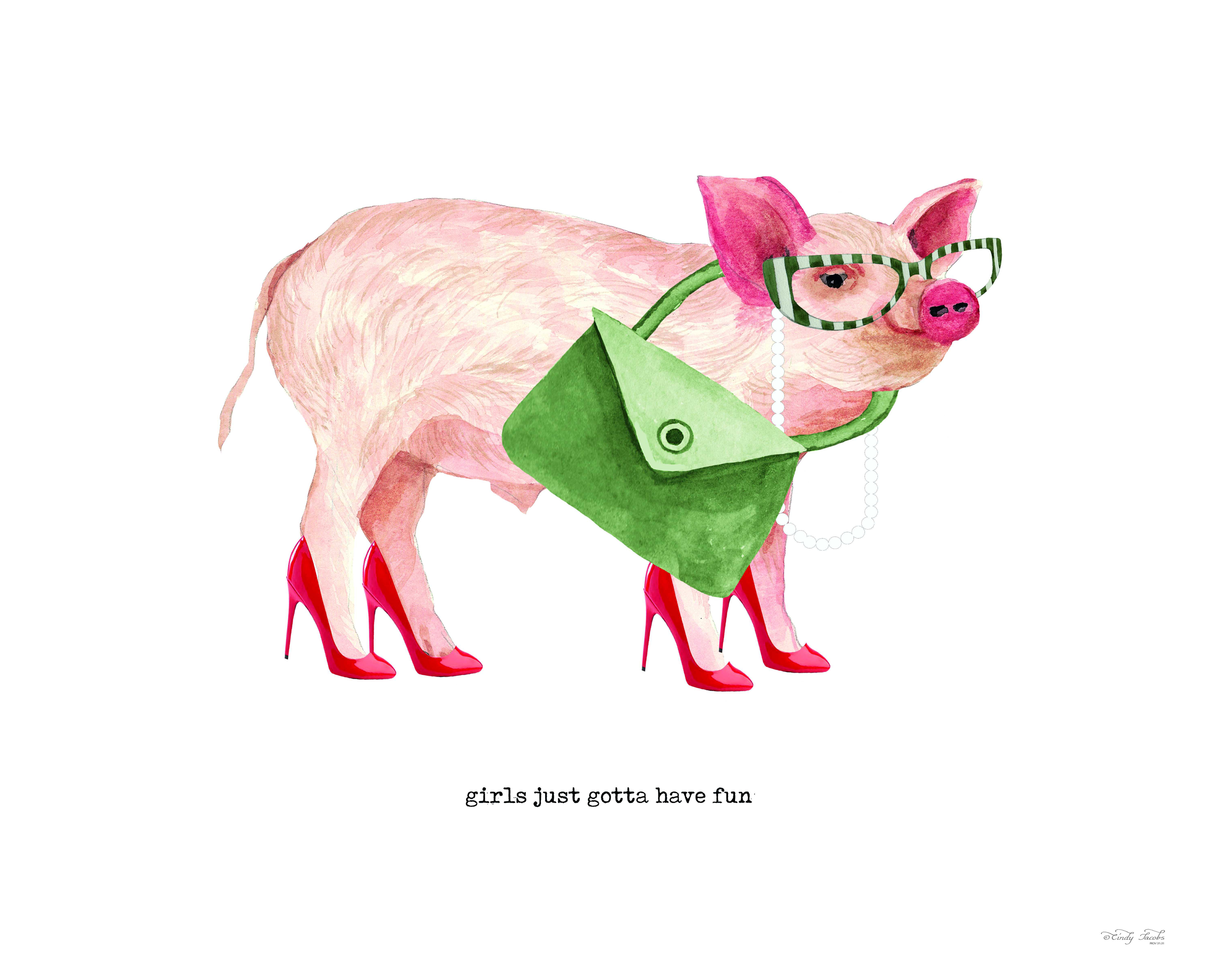 Trinx Hammed Girls Just Gotta Have Fun - Wrapped Canvas Print | Wayfair