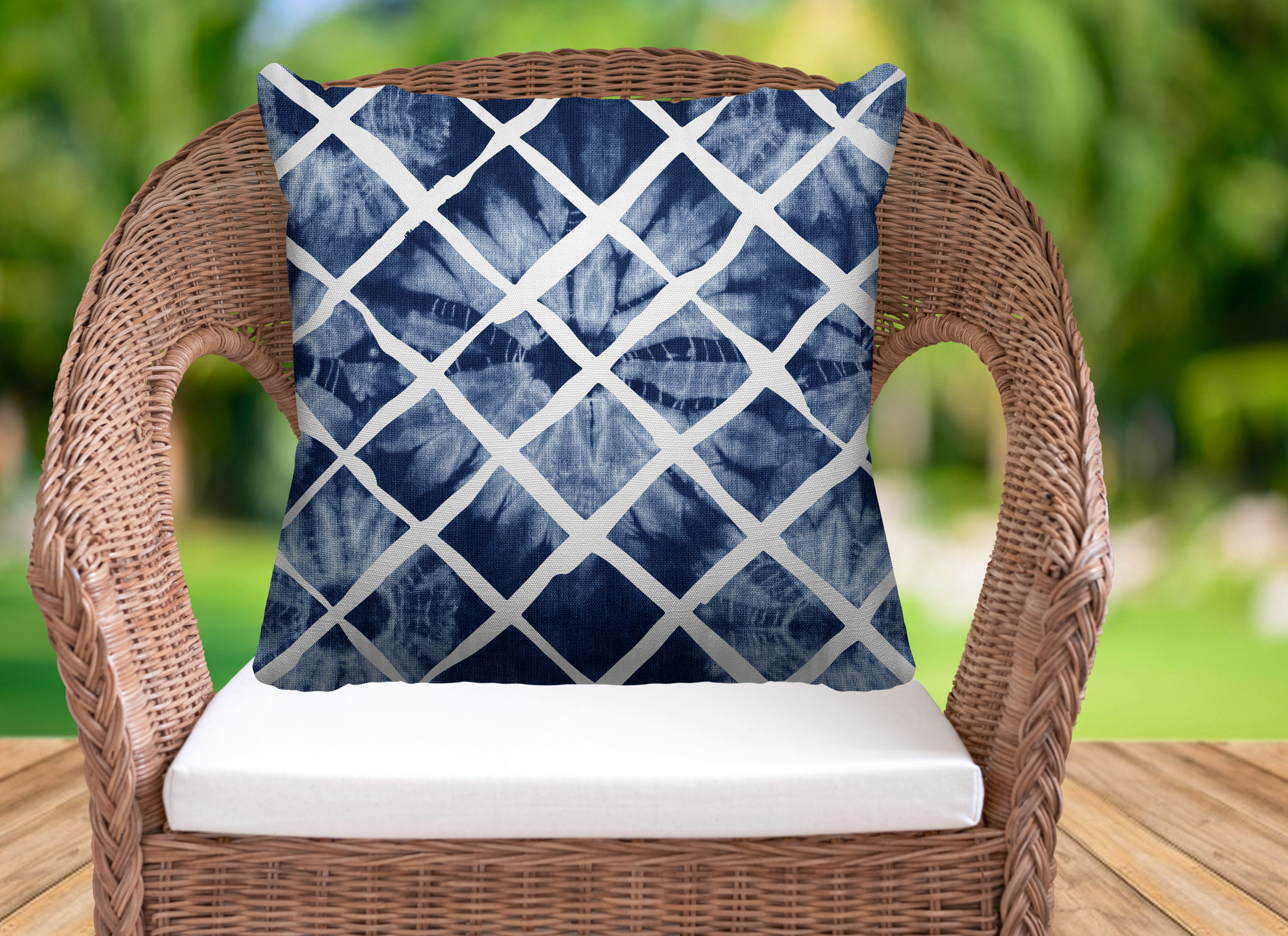 ULLI HOME Hosi Outdoor Square Pillow Cover & Insert | Wayfair