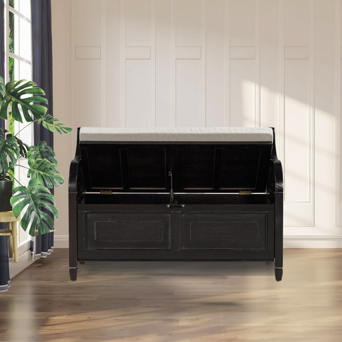 Red Barrel Studio® Caellan Upholstered Storage Bench | Wayfair