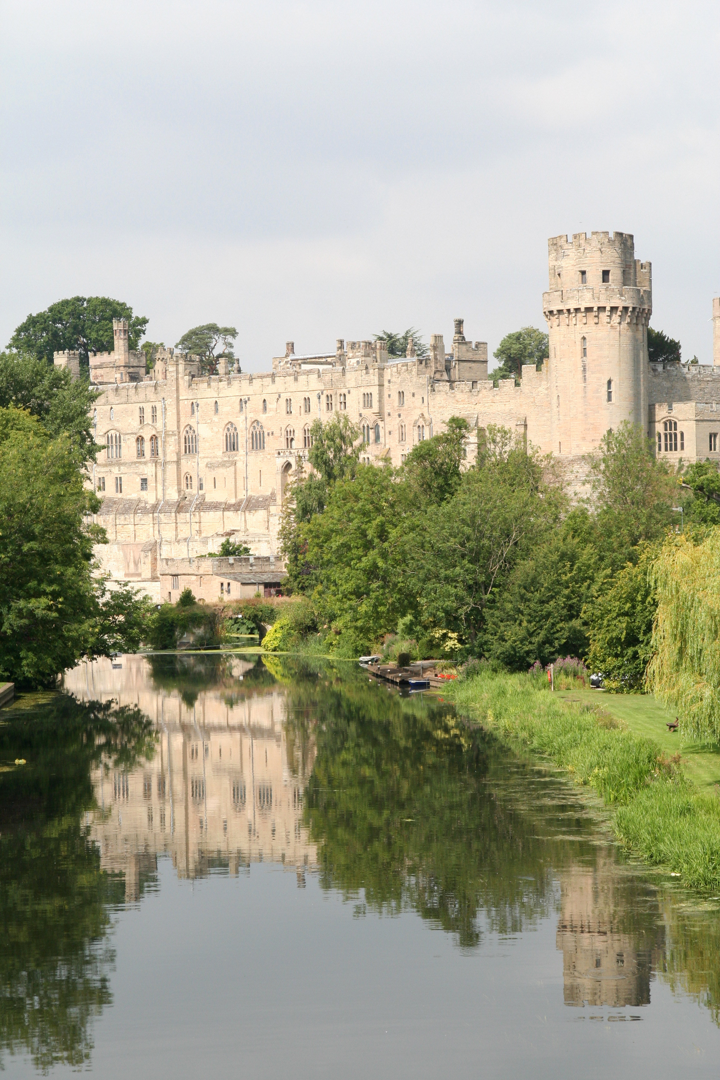 Hokku Designs Warwick Castle - Wrapped Canvas Photograph | Wayfair