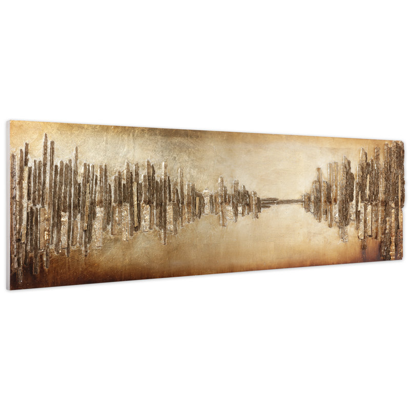 Foundry Select "Passages" Handed Painted Rugged Wooden Wall Art ...