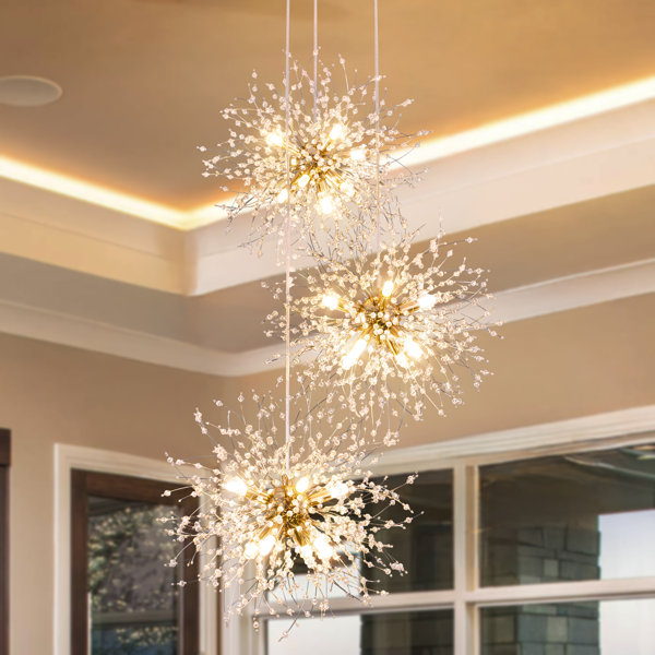 Mercer41 Firework Chandelier Cluster Pendant Light | Wayfair