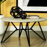 George Oliver Urban - Inspired, Round Coffee Table, Gunmetal Elements ...