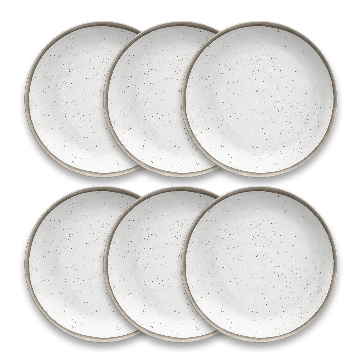 RE/FINE™ Laya Speckled Melamine Dinner Plate & Reviews | Wayfair