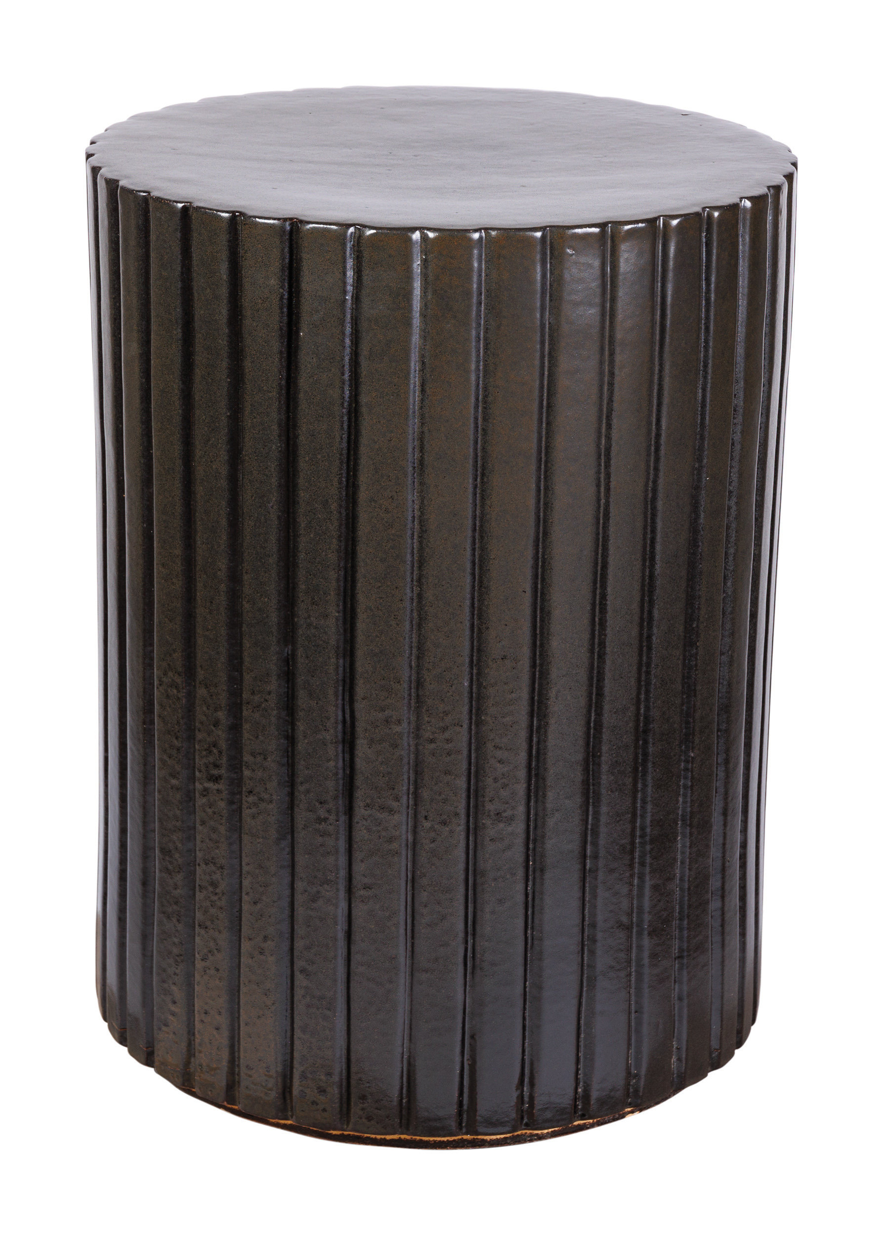 Seasonal Living Flute Round 18'' Outdoor Side Table | Wayfair