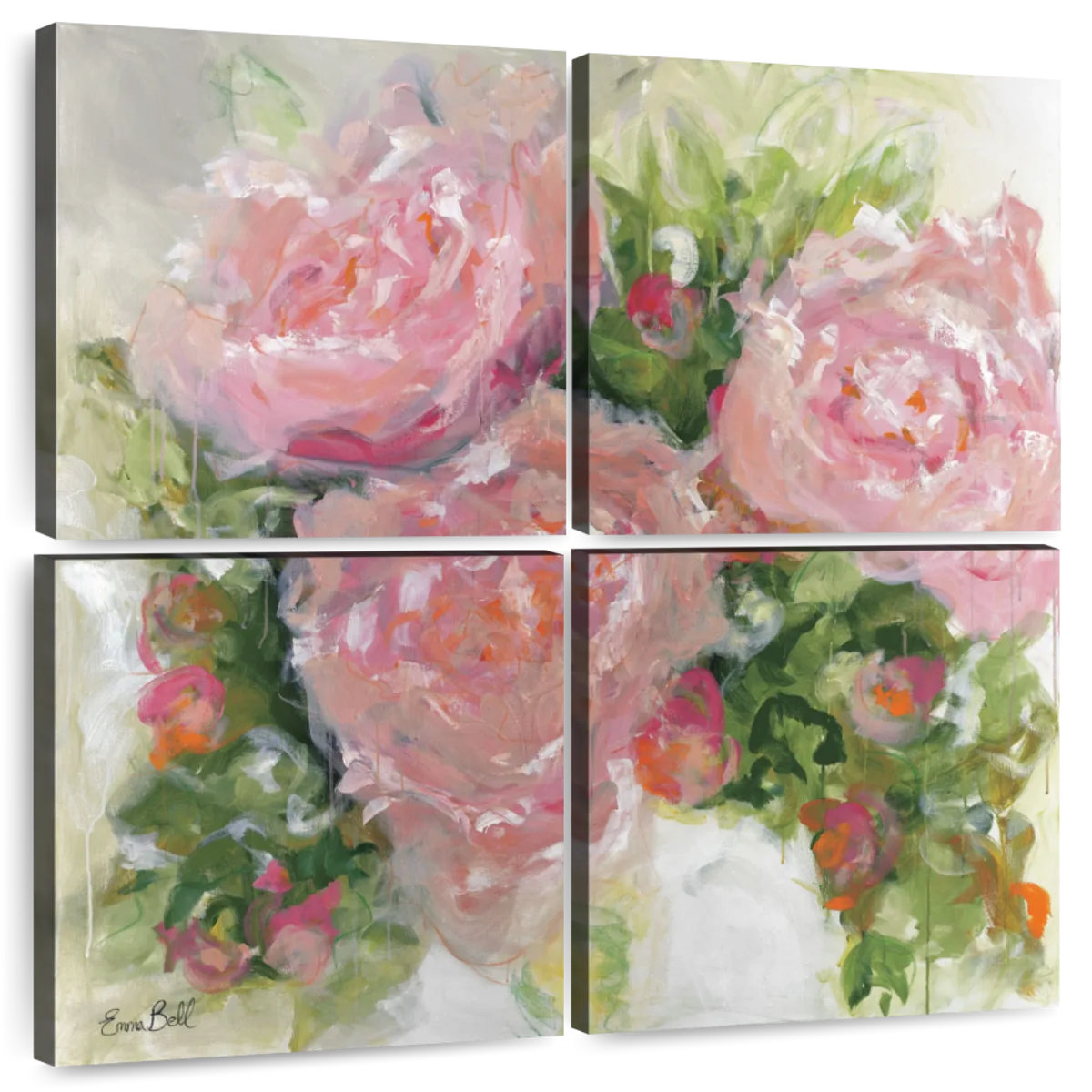 Wade Logan® Avery Wild Peonies | Wayfair